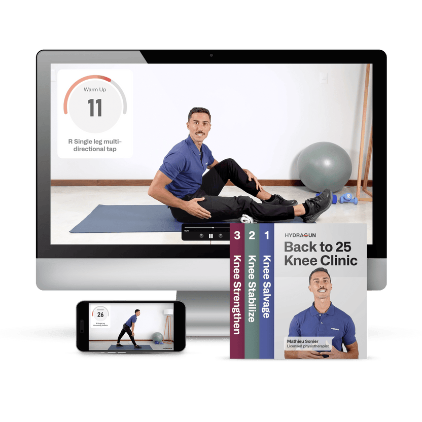 Heatpulse Knee Massager And Knee Wrap And Hydragun My